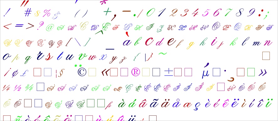 Old Script free Font in ttf format for free download 26.36KB