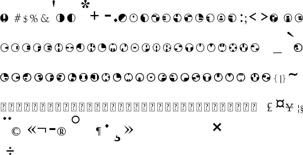 360° free Font in ttf format for free download 12.96KB