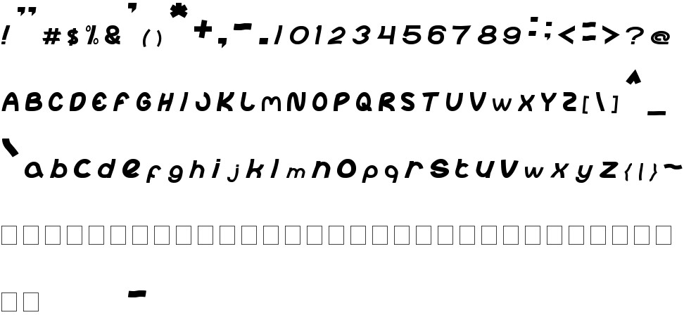 Abc free Font in ttf format for free download 20.41KB