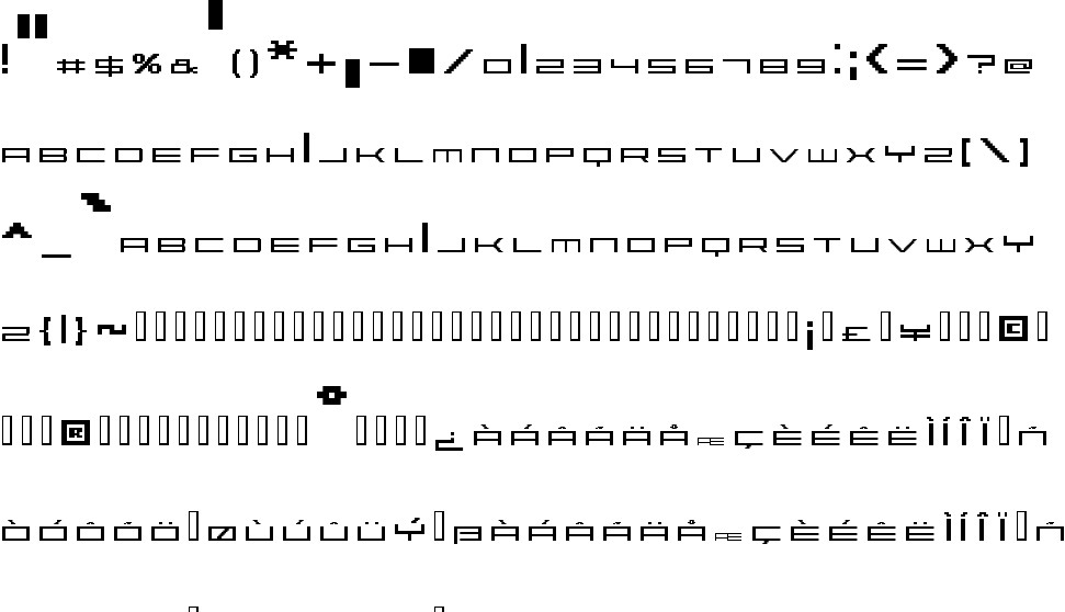 Abstract free Font in ttf format for free download 11.15KB