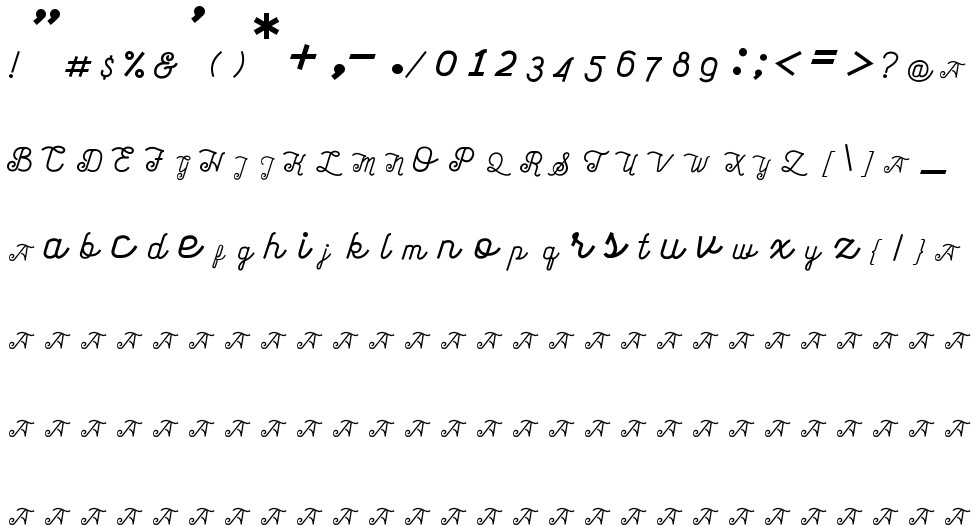 Acro Script free Font in ttf format for free download 20.25KB