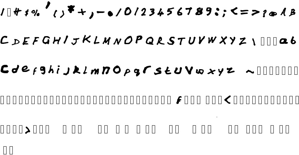 Andy free Font in ttf format for free download 14.11KB