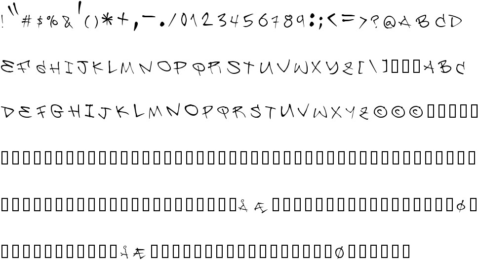 Be Aggressive free Font in ttf format for free download 18.77KB