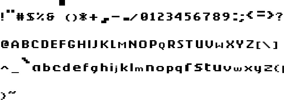 Berkelium Bitmap free Font in ttf format for free download 6.79KB