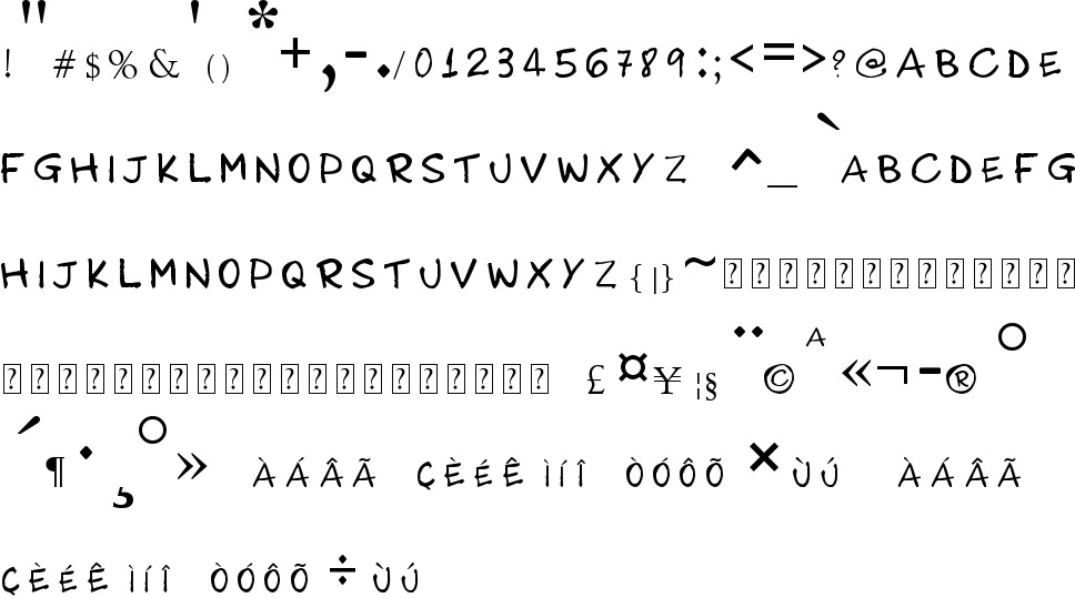 Billy free Font in ttf format for free download 12.17KB