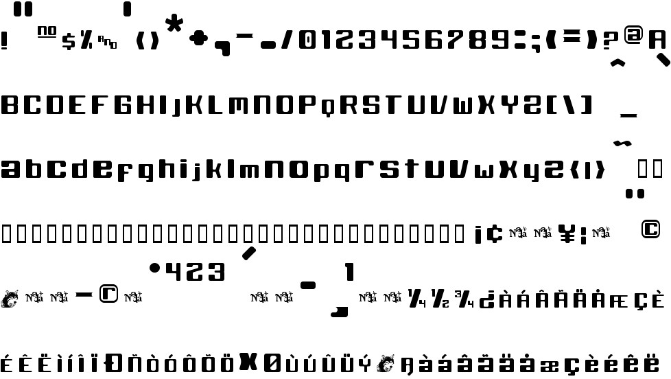 Black Wolf free Font in ttf format for free download 22.78KB