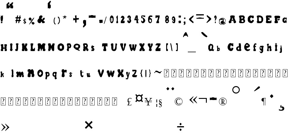 Blurrr Letters free Font in ttf format for free download 67.55KB