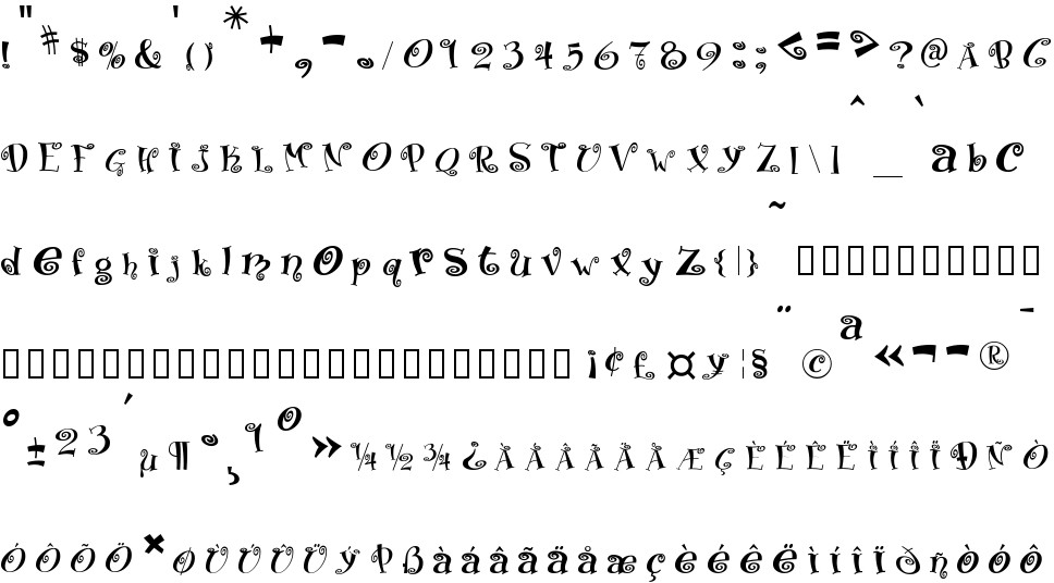 Boingo free Font in ttf format for free download 38.49KB