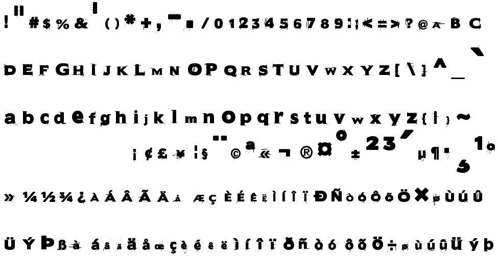 Boris Black Bloxx free Font in ttf format for free download 131.51KB