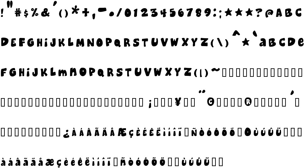 Cheeseburger free Font in ttf format for free download 63.77KB