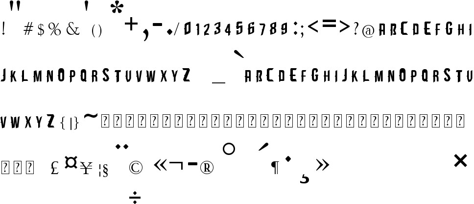Cliff Edge free Font in ttf format for free download 11.20KB
