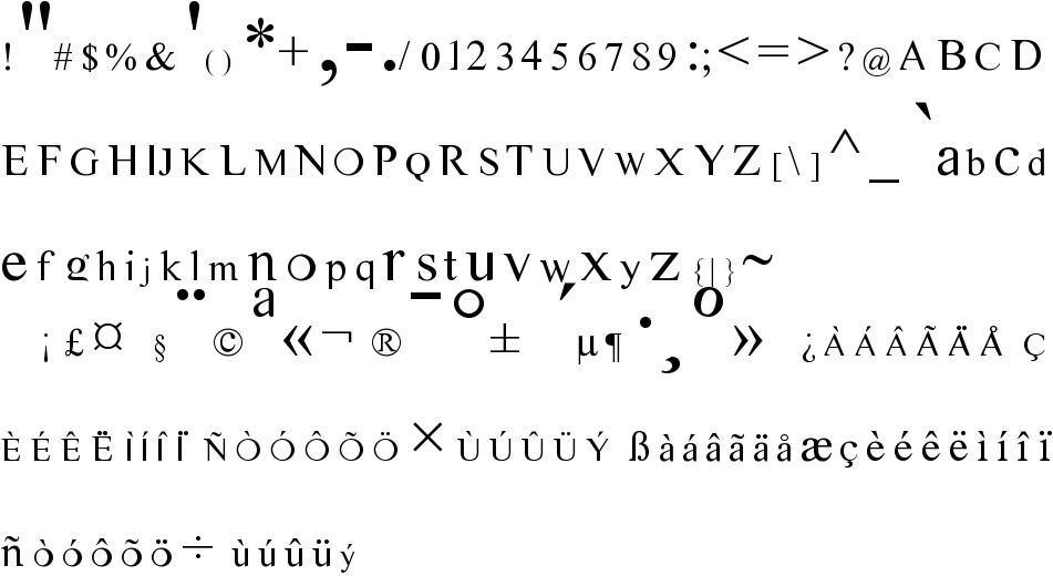 CM Tiempo free Font in ttf format for free download 15.46KB