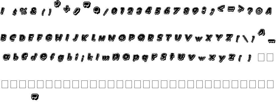 Creature Feature free Font in ttf format for free download 75.51KB