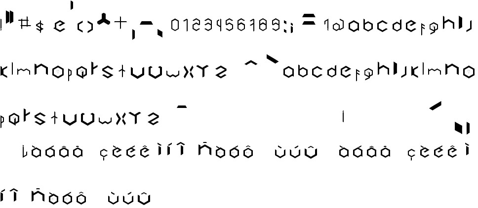 Cubic free Font in ttf format for free download 15.96KB