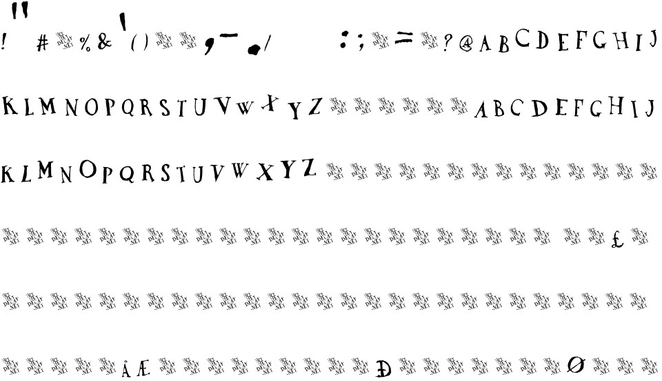 DaDa Antiquerist free Font in ttf format for free download 232.62KB