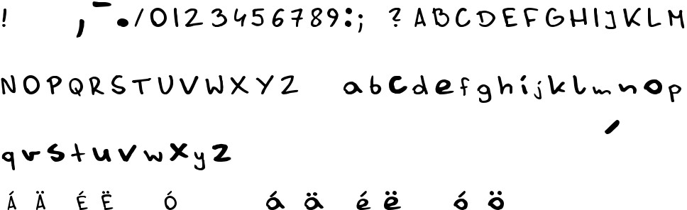 Danny free Font in ttf format for free download 41.76KB