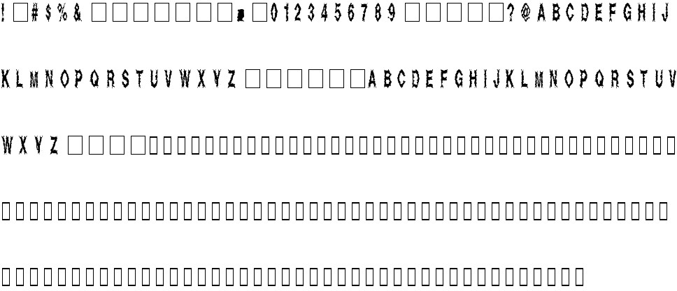 Dead Alive free Font in ttf format for free download 25.73KB