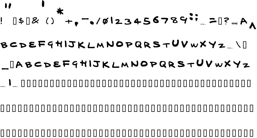 Delarge Marker Pen free Font in ttf format for free download 10.47KB