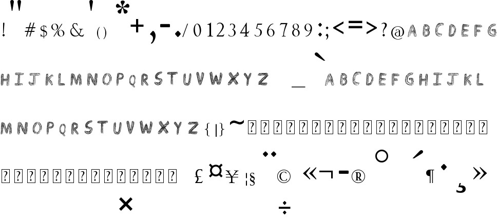 Drawing Guides free Font in ttf format for free download 602.45KB