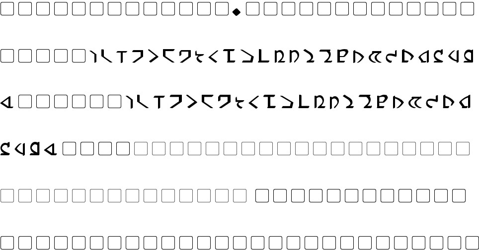 Dwemer free Font in ttf format for free download 33.84KB