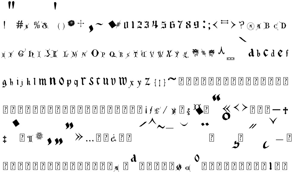 East Anglia free Font in ttf format for free download 182.03KB