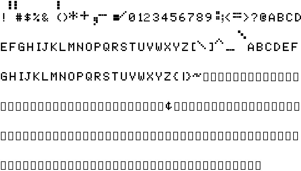 Electronic Highway Sign free Font in ttf format for free download 12.19KB