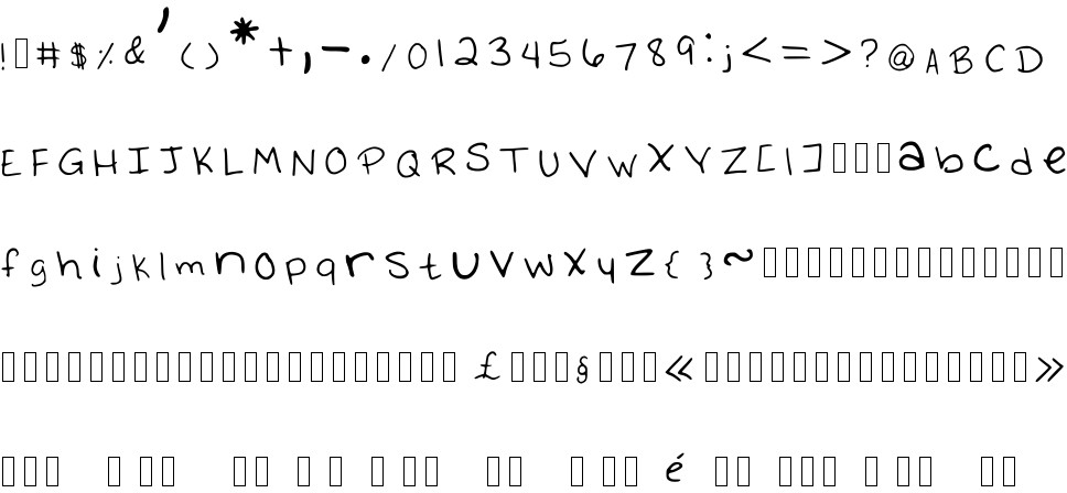 Emmys Handwriting free Font in ttf format for free download 13.60KB