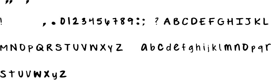 Evie's Hand free Font in ttf format for free download 12.80KB