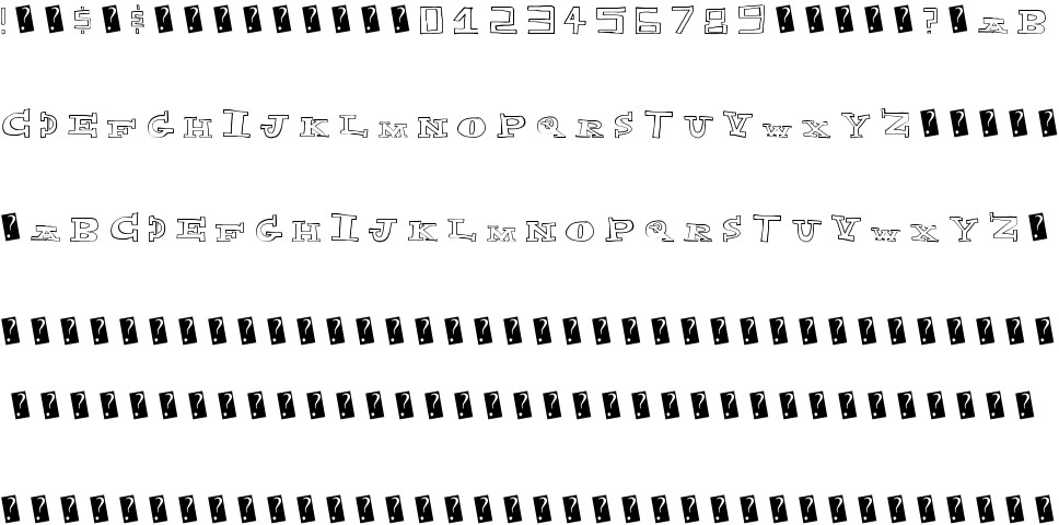 Exploded Capital free Font in ttf format for free download 32.70KB
