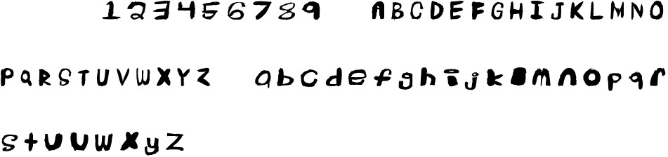 Extinct free Font in ttf format for free download 26.08KB