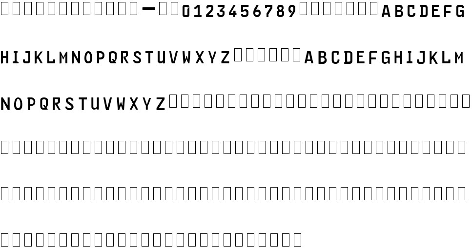 FE-Font free Font in ttf format for free download 9.01KB