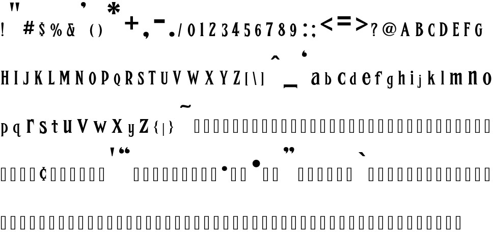 FHA Condensed French NC free Font in ttf format for free download 529.52KB