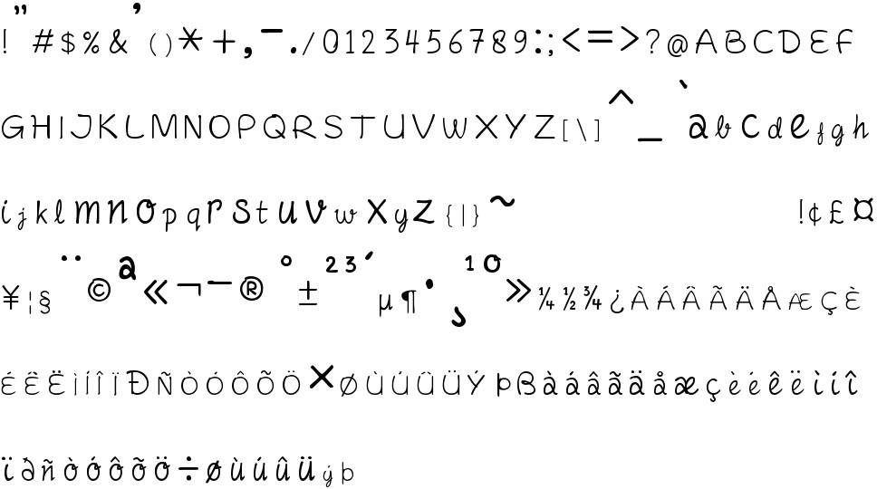 Fineliner Script free Font in ttf format for free download 34.66KB