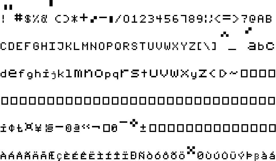 Fixed_v01 free Font in ttf format for free download 12.03KB