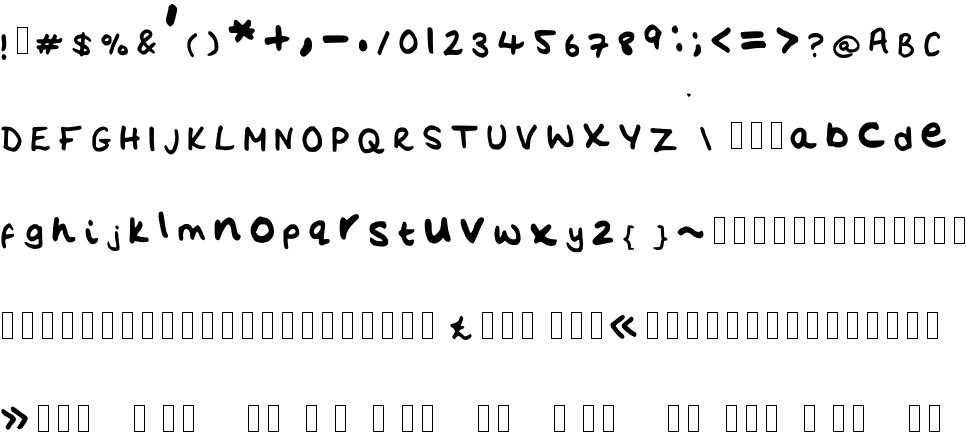 Flo's Handwriting free Font in ttf format for free download 13.37KB