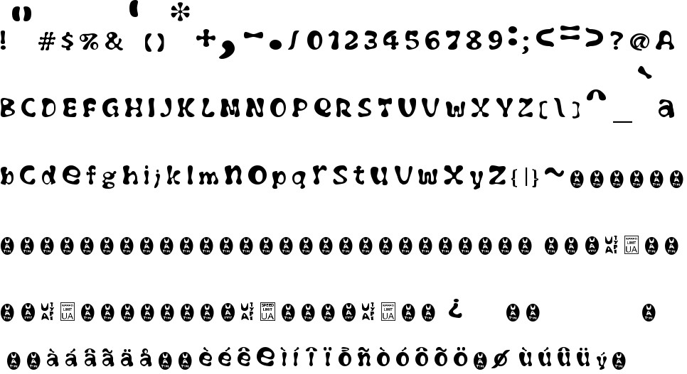 Flubber free Font in ttf format for free download 25.19KB