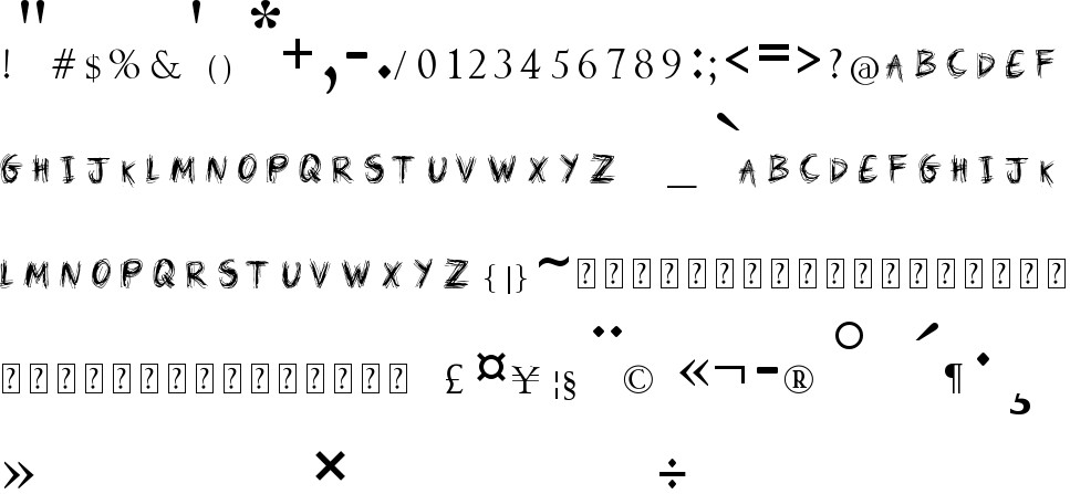 Forbidden Land free Font in ttf format for free download 26.17KB