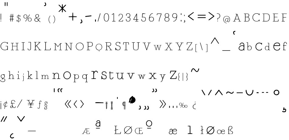 Fragment Core free Font in ttf format for free download 88.71KB