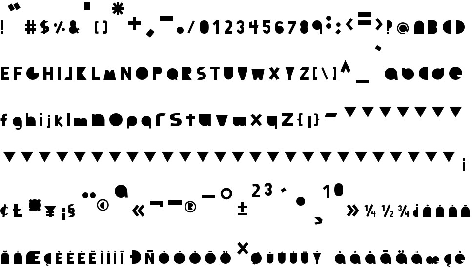 Full Circle free Font in ttf format for free download 465.85KB