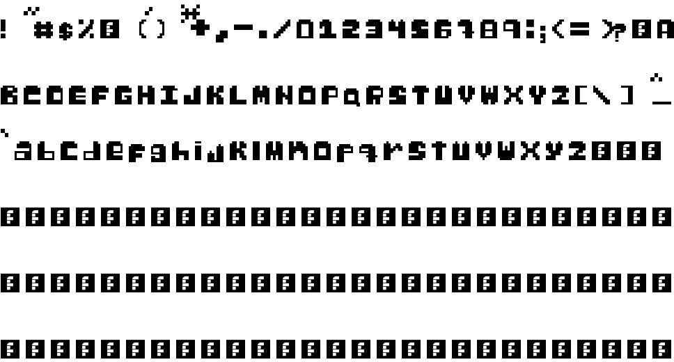 Gabs Pixel free Font in ttf format for free download 3.31KB