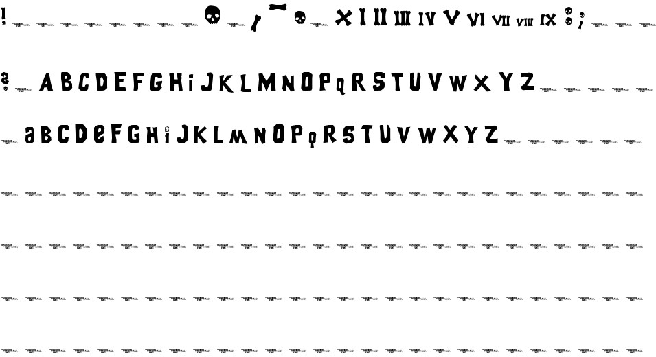 Goonies free Font in ttf format for free download 23.45KB