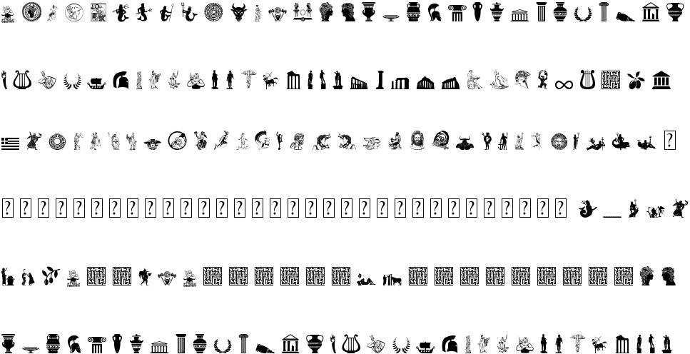 Greek Mythology free Font in ttf format for free download 425.24KB Greek Mythology free Font in ttf format for free download 425.24KB