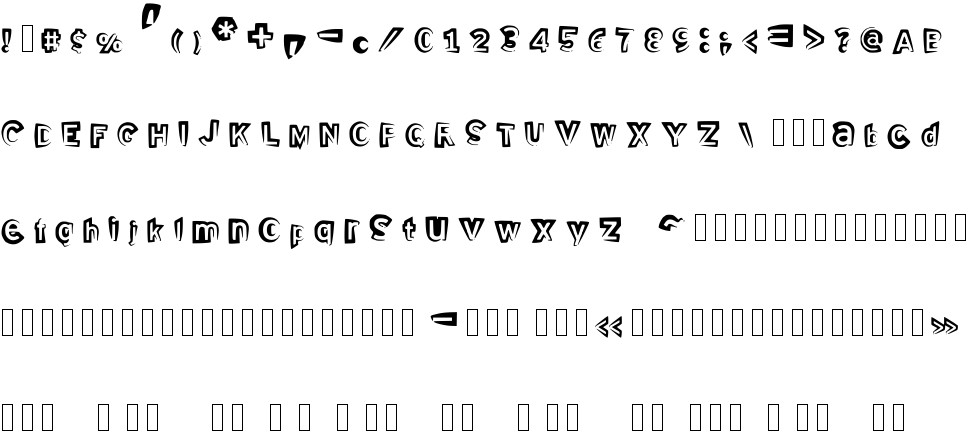 Half Half free Font in ttf format for free download 17.63KB