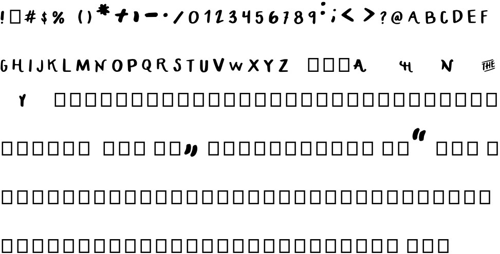 HandCrafted Maddy free Font in ttf format for free download 21.87KB