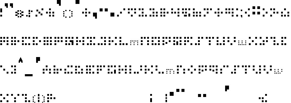 Iconian Bitmap free Font in ttf format for free download 7.55KB