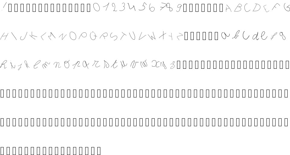 Inclined letter free Font in ttf format for free download 13.63KB