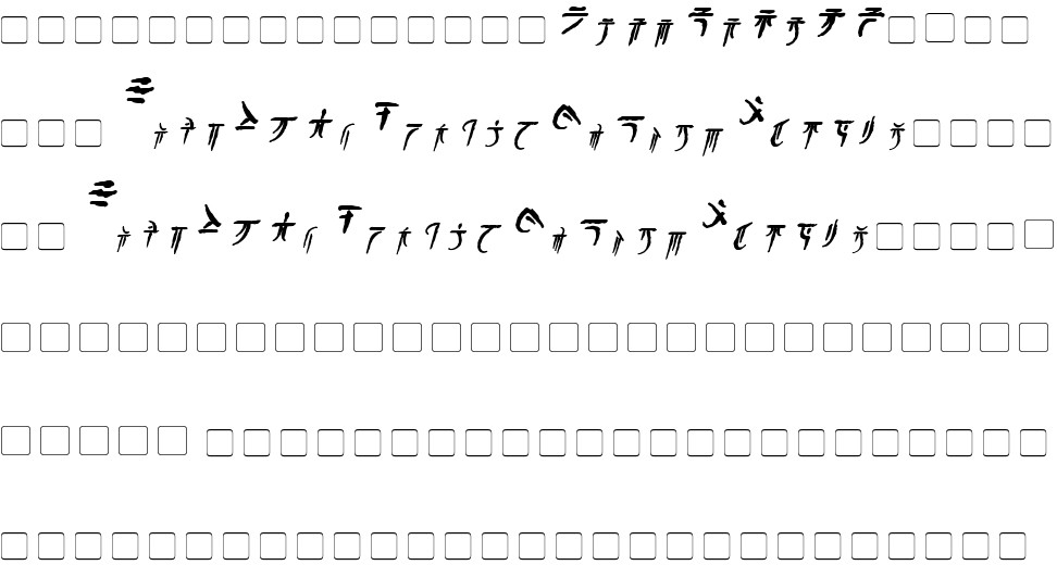 Iokharic free Font in ttf format for free download 49.06KB