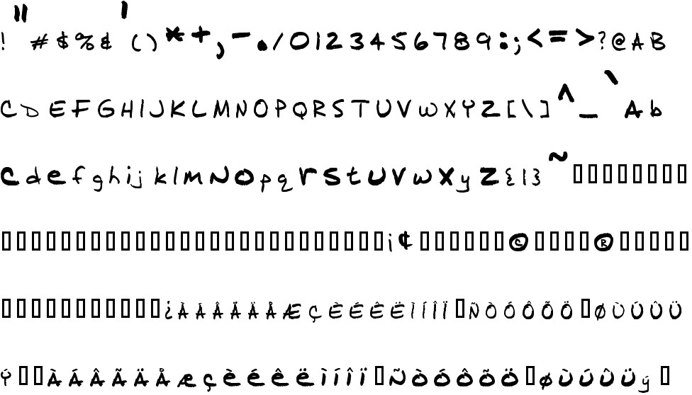 J.D. Handcrafted free Font in ttf format for free download 68.56KB