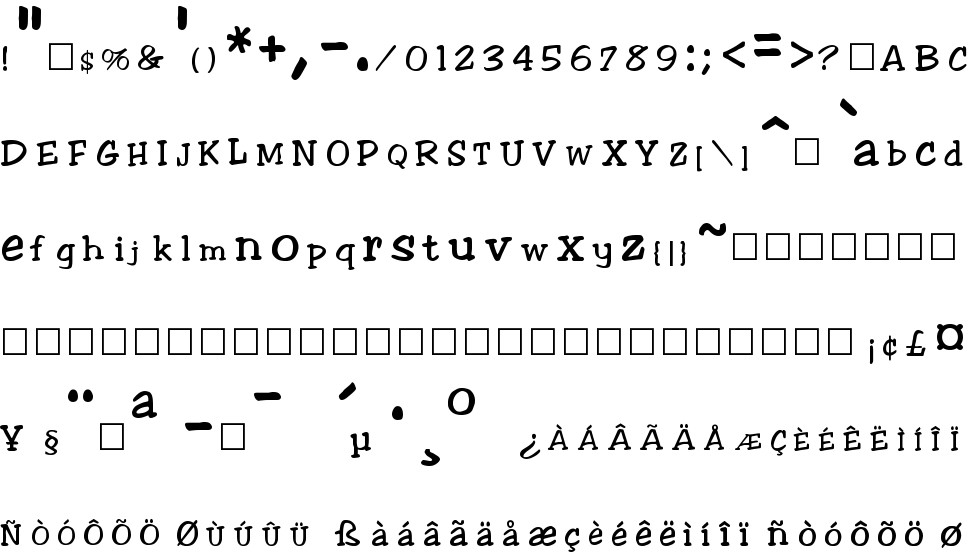 Jester free Font in ttf format for free download 23.84KB