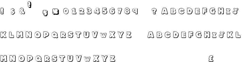 JF Rock free Font in ttf format for free download 77.43KB